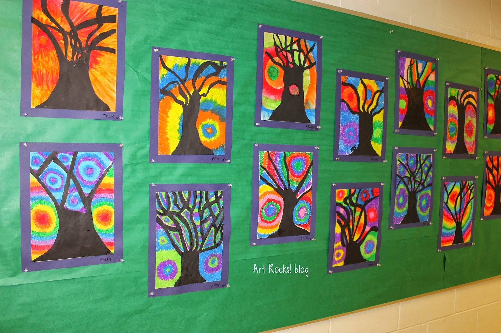 Art Rocks Grade 5 Silhouette Trees