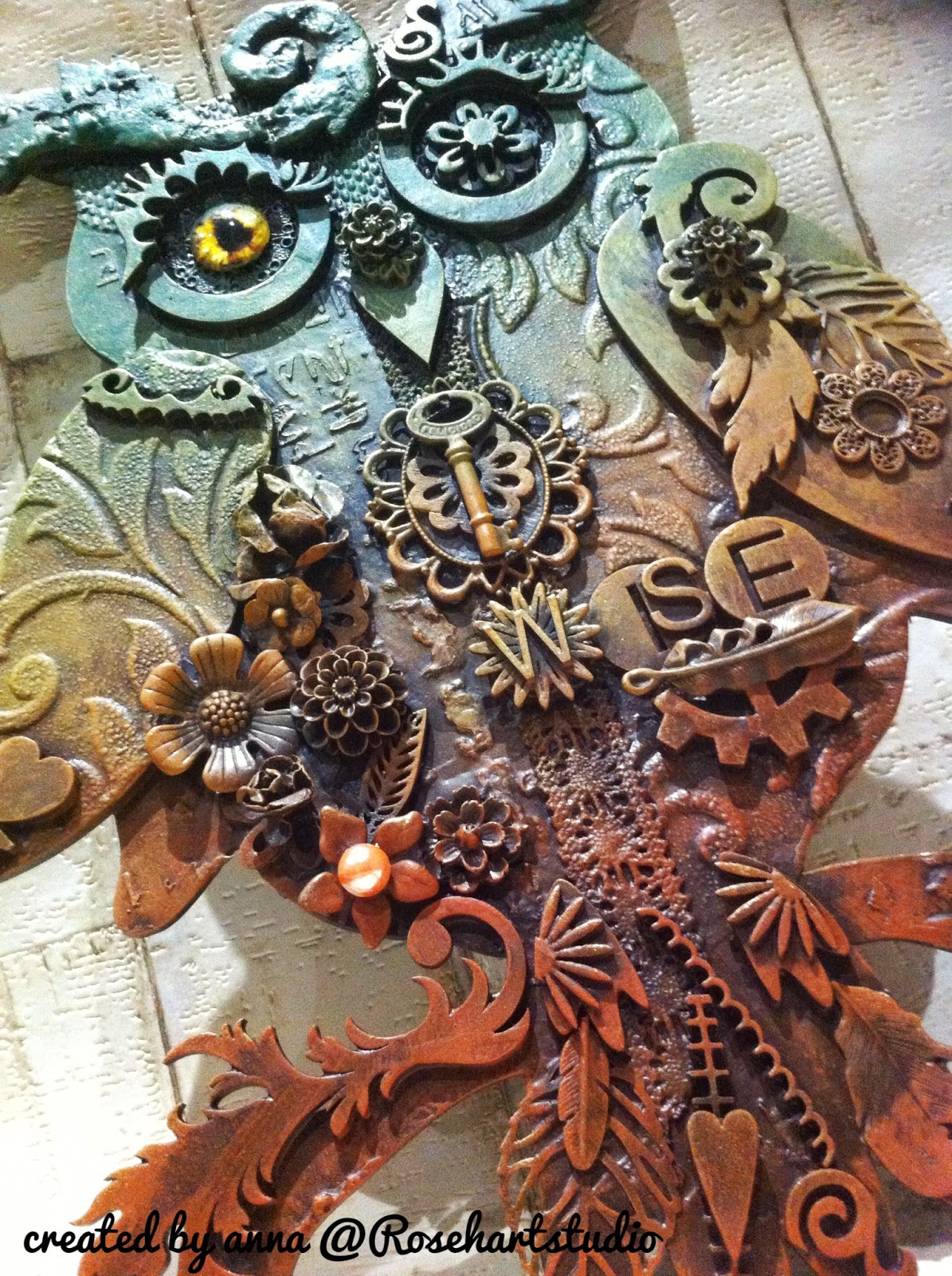 Powertex UK Blog : It's owl about the mixed media!