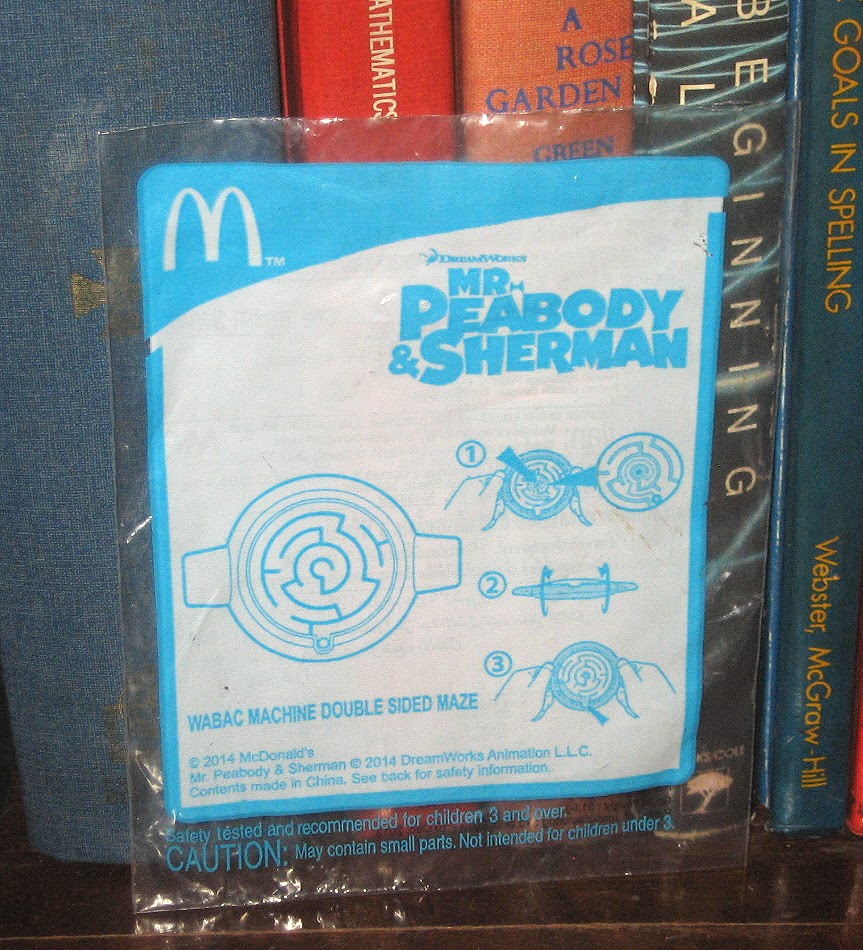 Percy's Fast Food Toy Stories : WABAC Machine Double Sided Maze - Mr ...