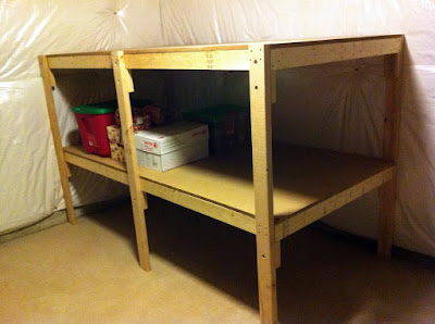 Our 1st New Home: Building a Ryan Homes Milan: Basement Shelving ...