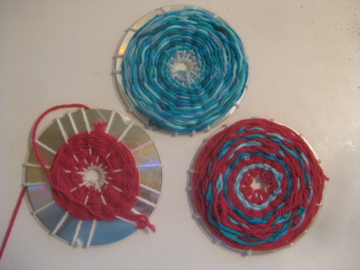 A Modest Garden: CD Weaving