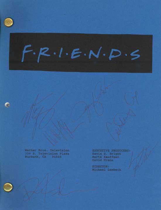 By Ken Levine: My attempt at writing a FRIENDS script