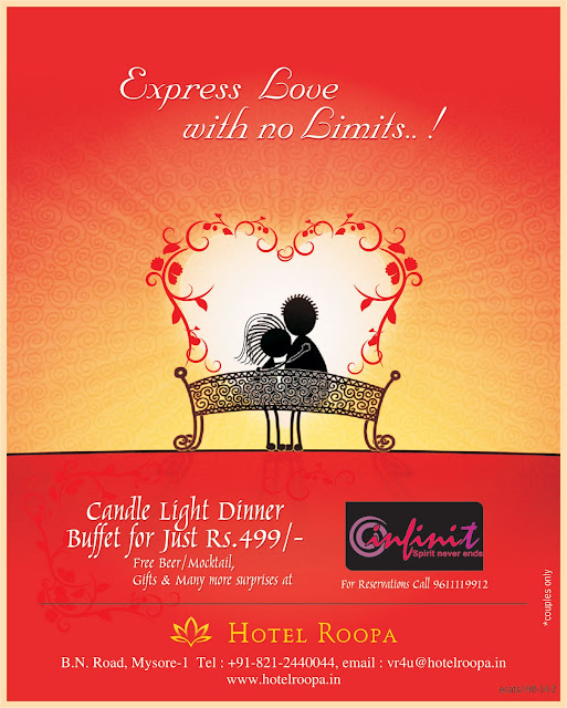 Mysore-Restaurants: Valentine's Day ♥ Specials - Infinit