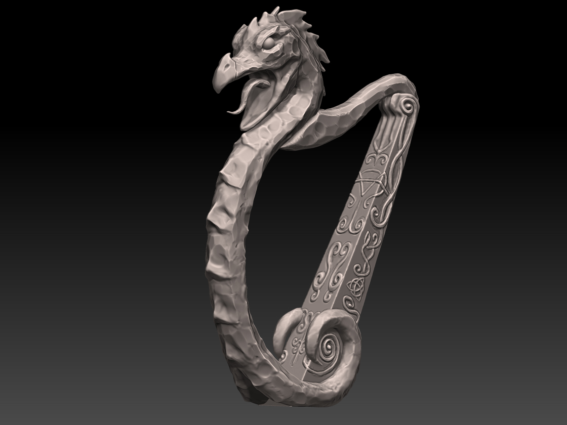 Cailon Earl @ omegawolfd@gmail.com: Dragon Harp