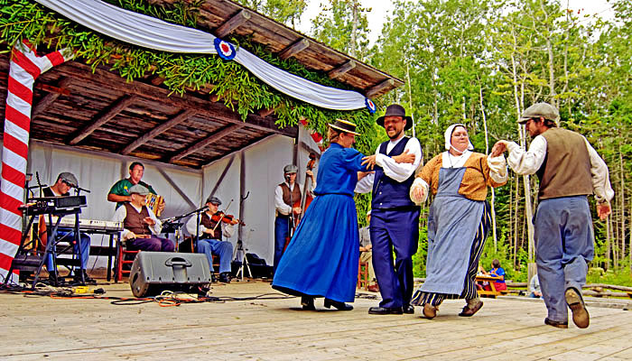 Fascinating Humanity: An Old Acadian Village Scene Recreation