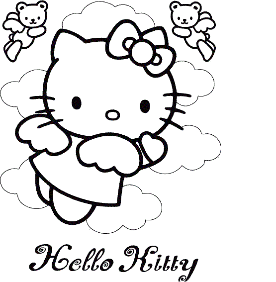 Aneka Mewarnai Gambar Hello Kitty - Yuk Warnai