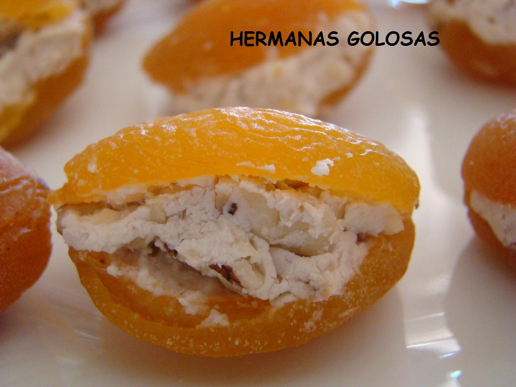 Hermanas Golosas: OREJONES RELLENOS DE FETA Y NUECES