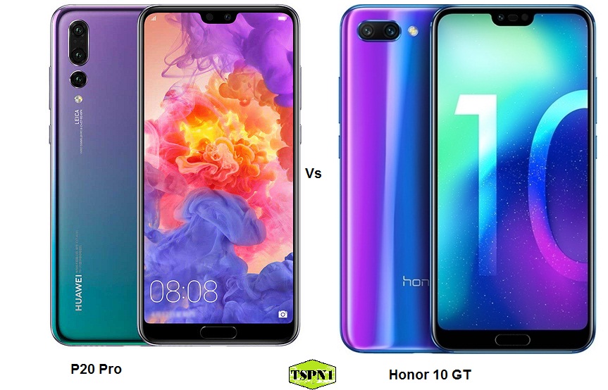 Huawei Honor 10 GT Vs Huawei P20 Pro Comparisons