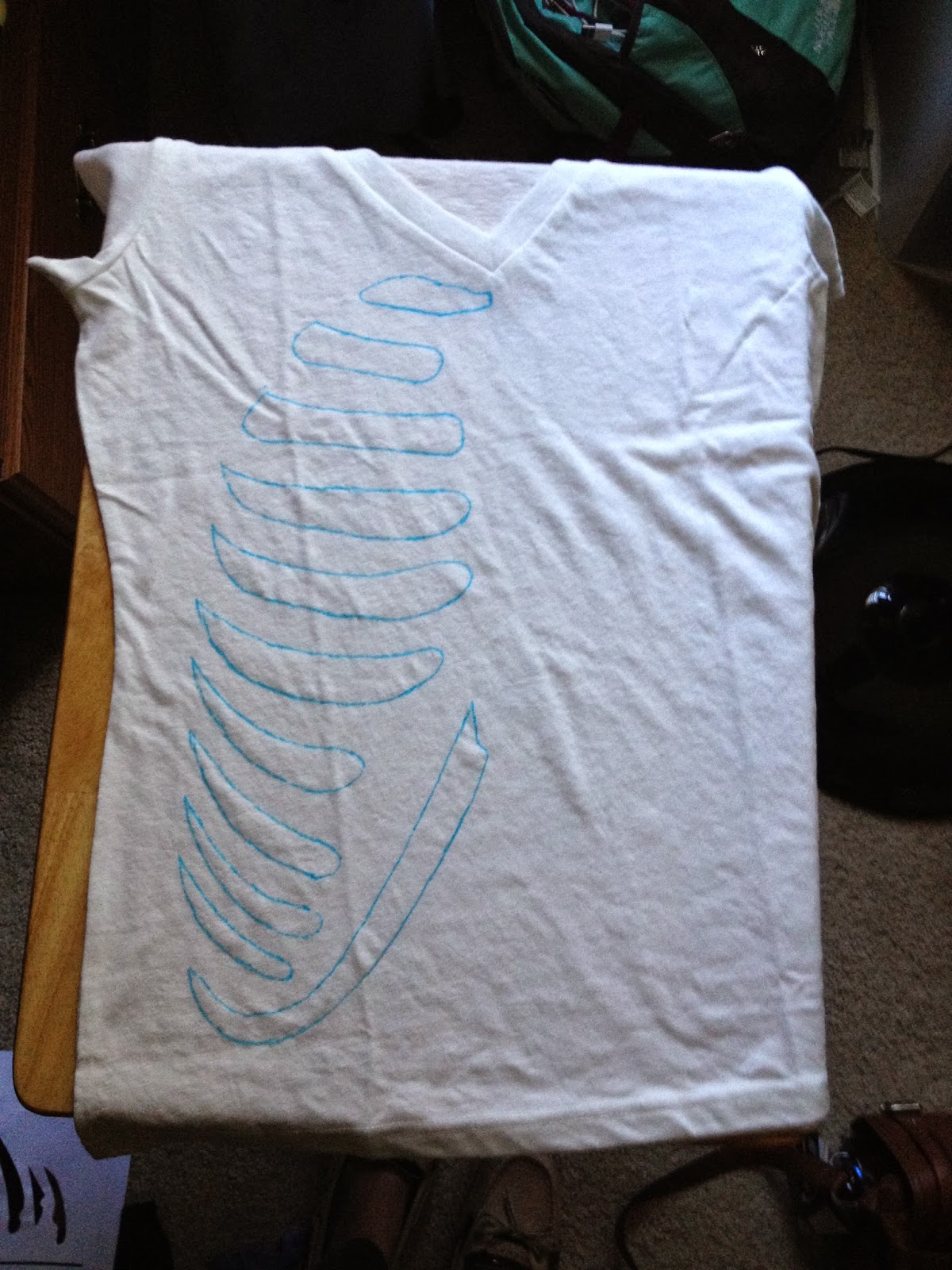 Make It Work Sam: Skeleton Shirt