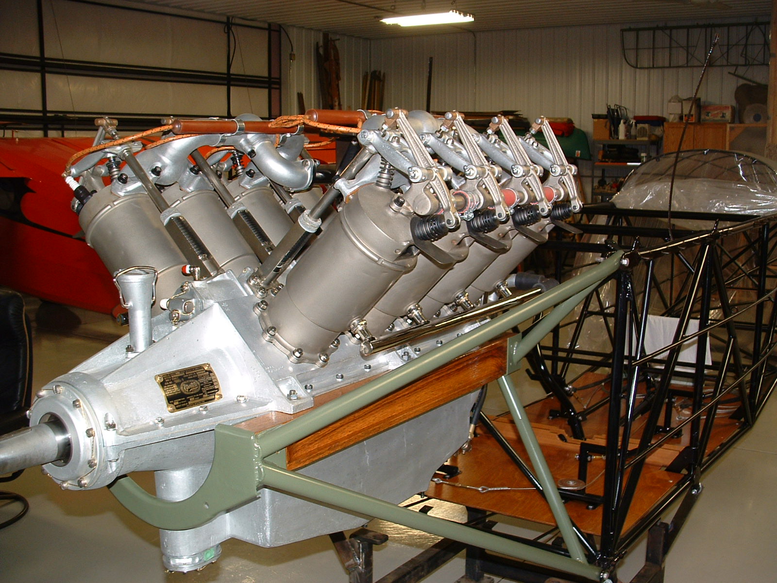 1928 Lincoln-Page LP-3 Restoration: Curtiss OX-5 Installation