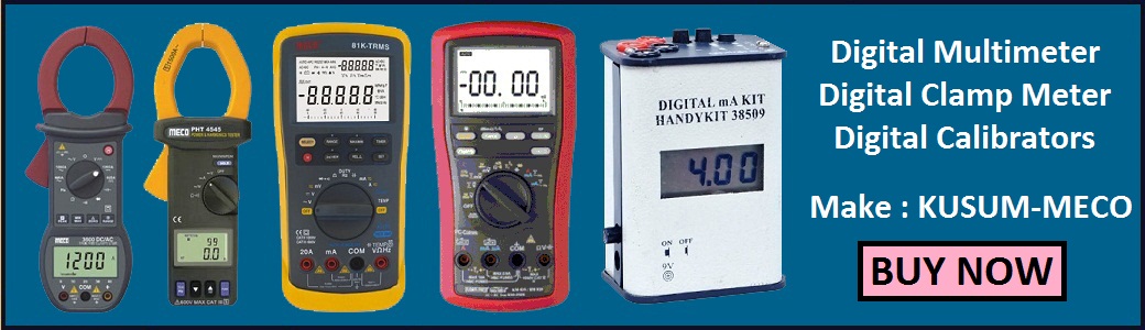 Kusum Meco make Digital Multimeters, Clampmeters & Calibrators
