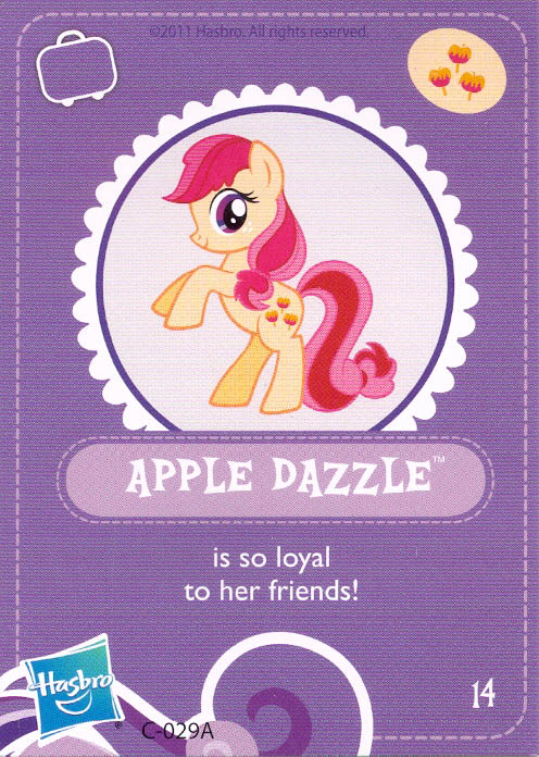 MLP Apple Dazzle Blind Bag Cards | MLP Merch