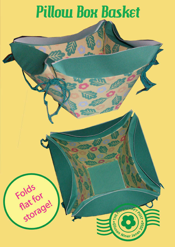 The Papercraft Post: Pillow Box Basket