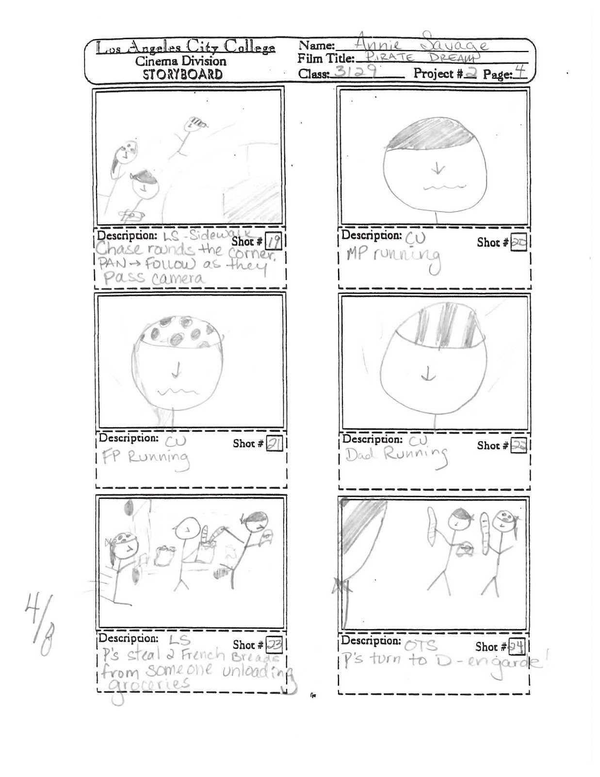 Savage Studies: Storyboard - Chase Scene