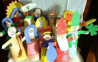 LOVE2LEARN BLOG: Paper Saints Craft for All Saints' Day!