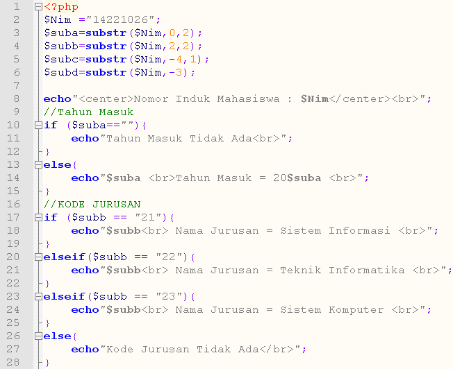Fungsi dari substr() script di PHP (Hypertext Prepocessor) - Materi ...