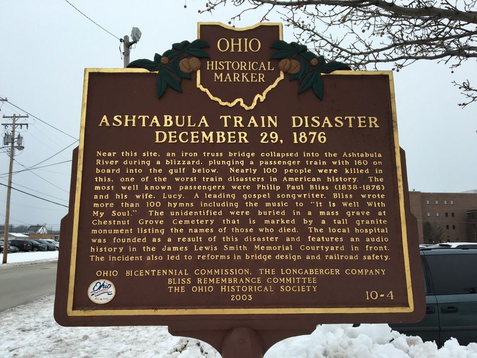 The Ashtabula Railroad Bridge Collapse, 1876