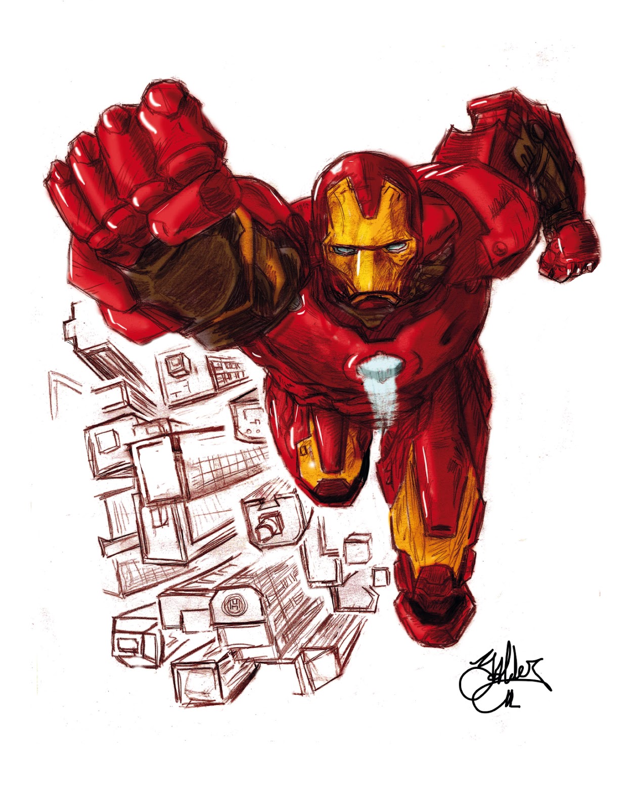 ValdStudio: ALGUNOS DIBUJOS ESTILO COMIC