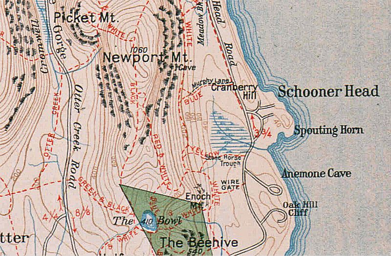 OLD MAPS OF ACADIA NATIONAL PARK: OLD MAPS COLLECTION