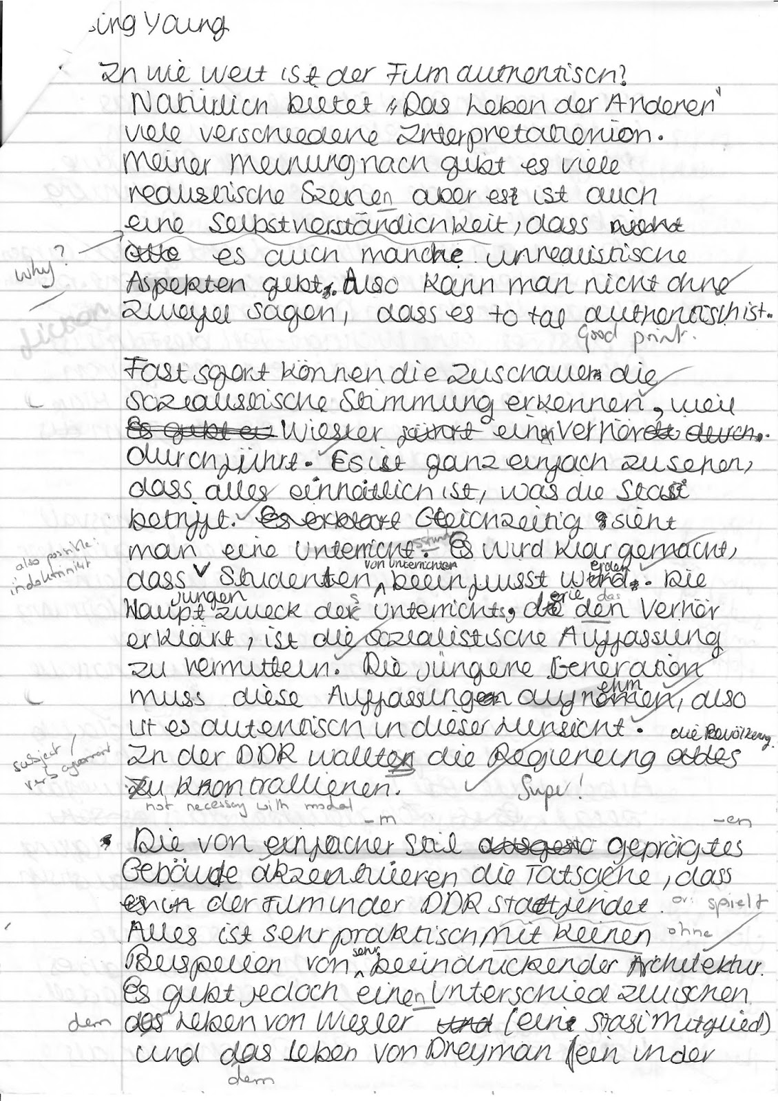 Keating Young: Advice and Examples for A Level German Essay Writing ...