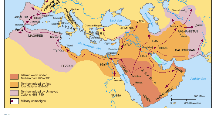 World History: 500-1600 C.E.: Arab and Muslim Dynasties to 750 CE