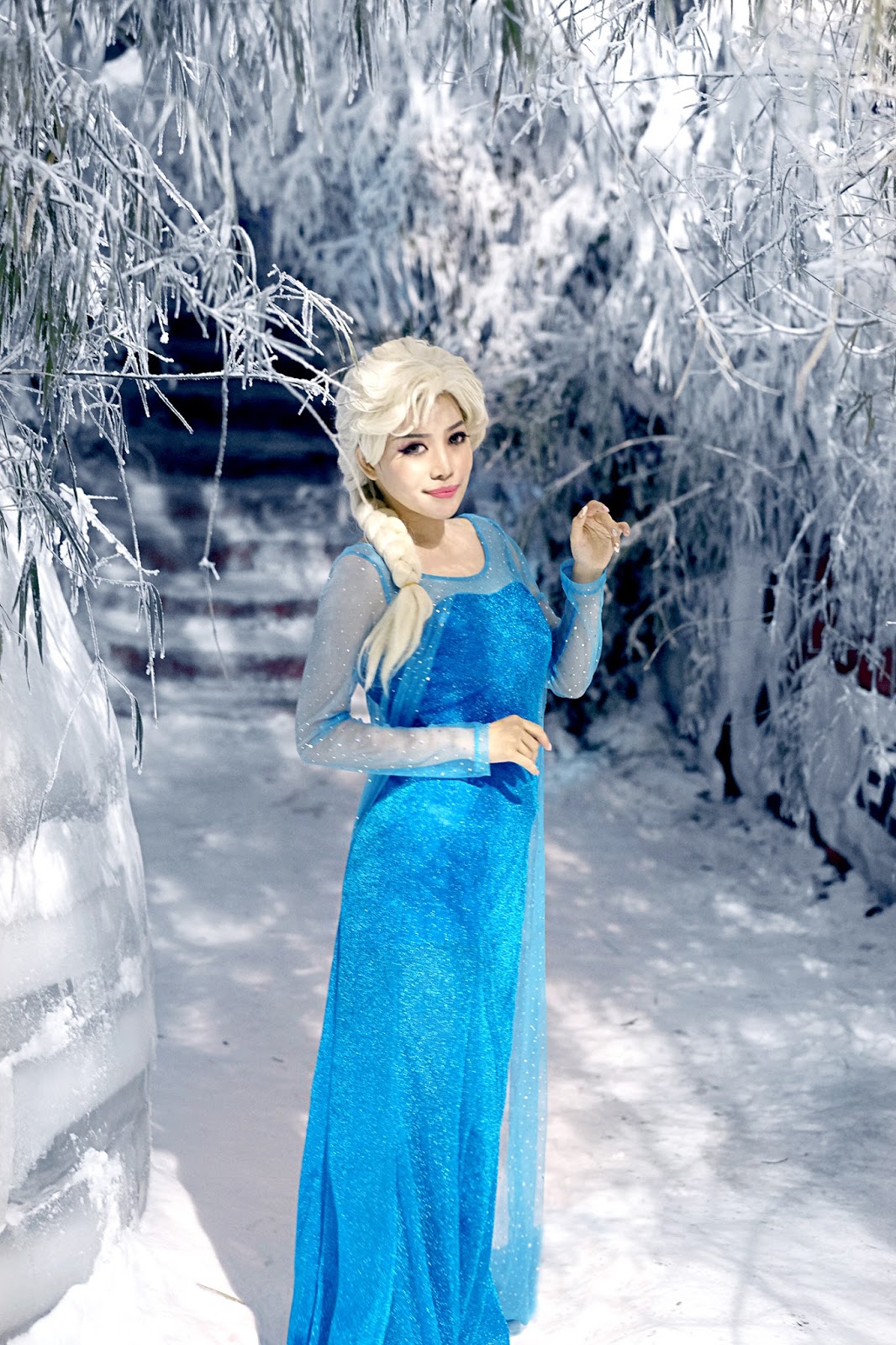 Disney Elsa Frozen Cosplay and Make Up Tutorial - Stella Lee ...