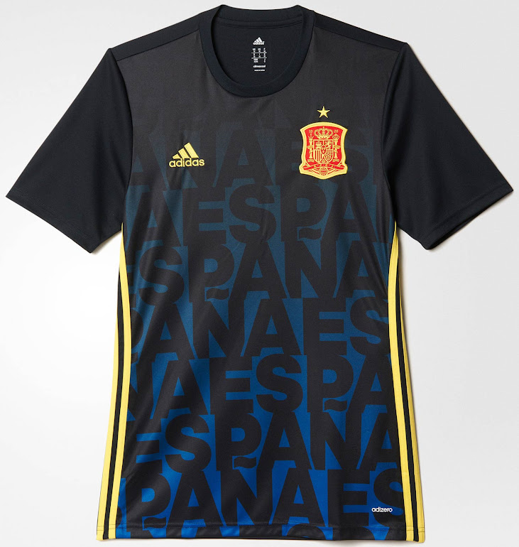 Spain Euro 2016 Pre-match Jerseys Revealed - Footy Headlines