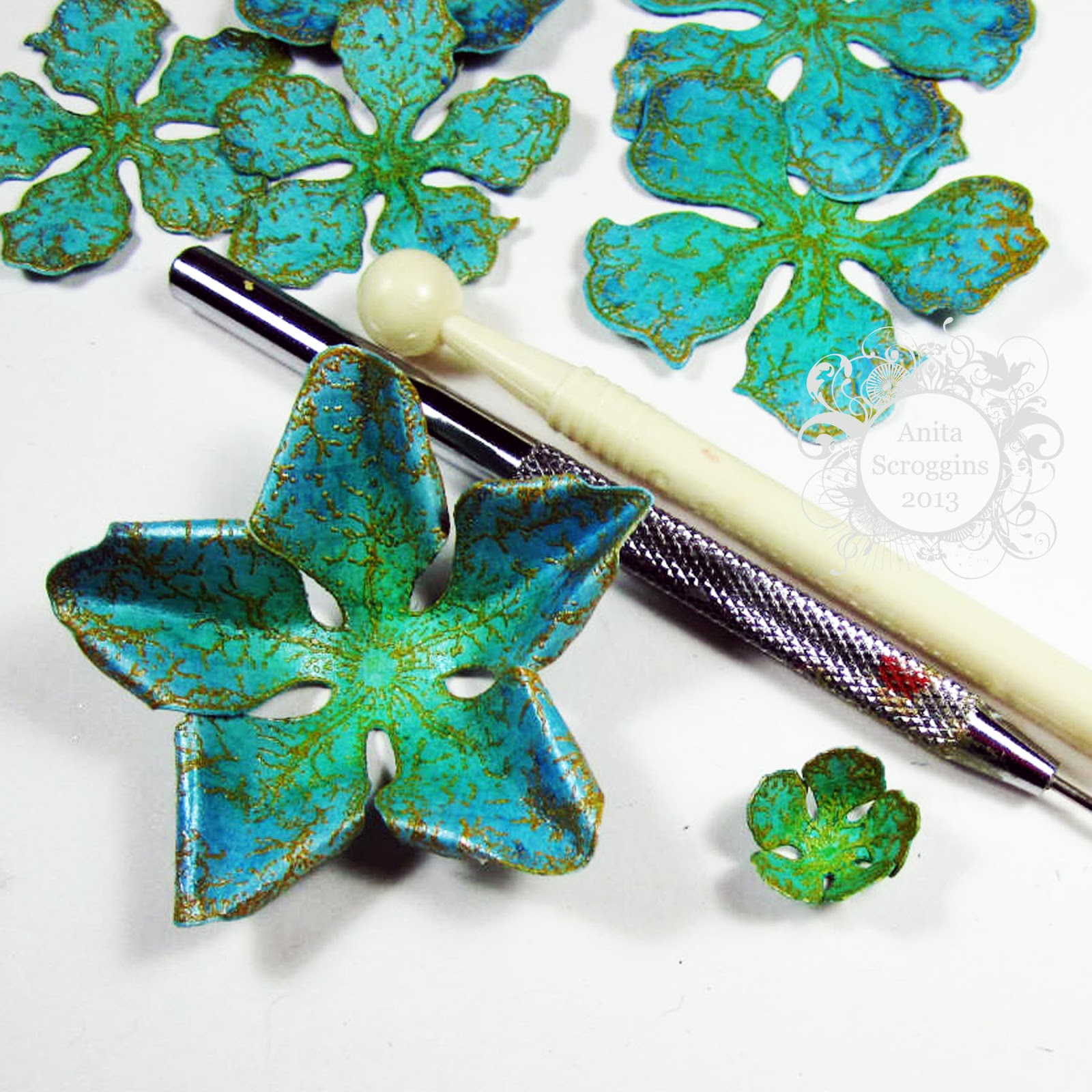 Embossed Flower Tutorial using Gelatos® from Faber-Castell® | The ...