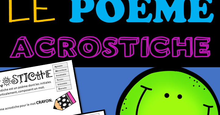 la classe de caro.: Le poème acrostiche