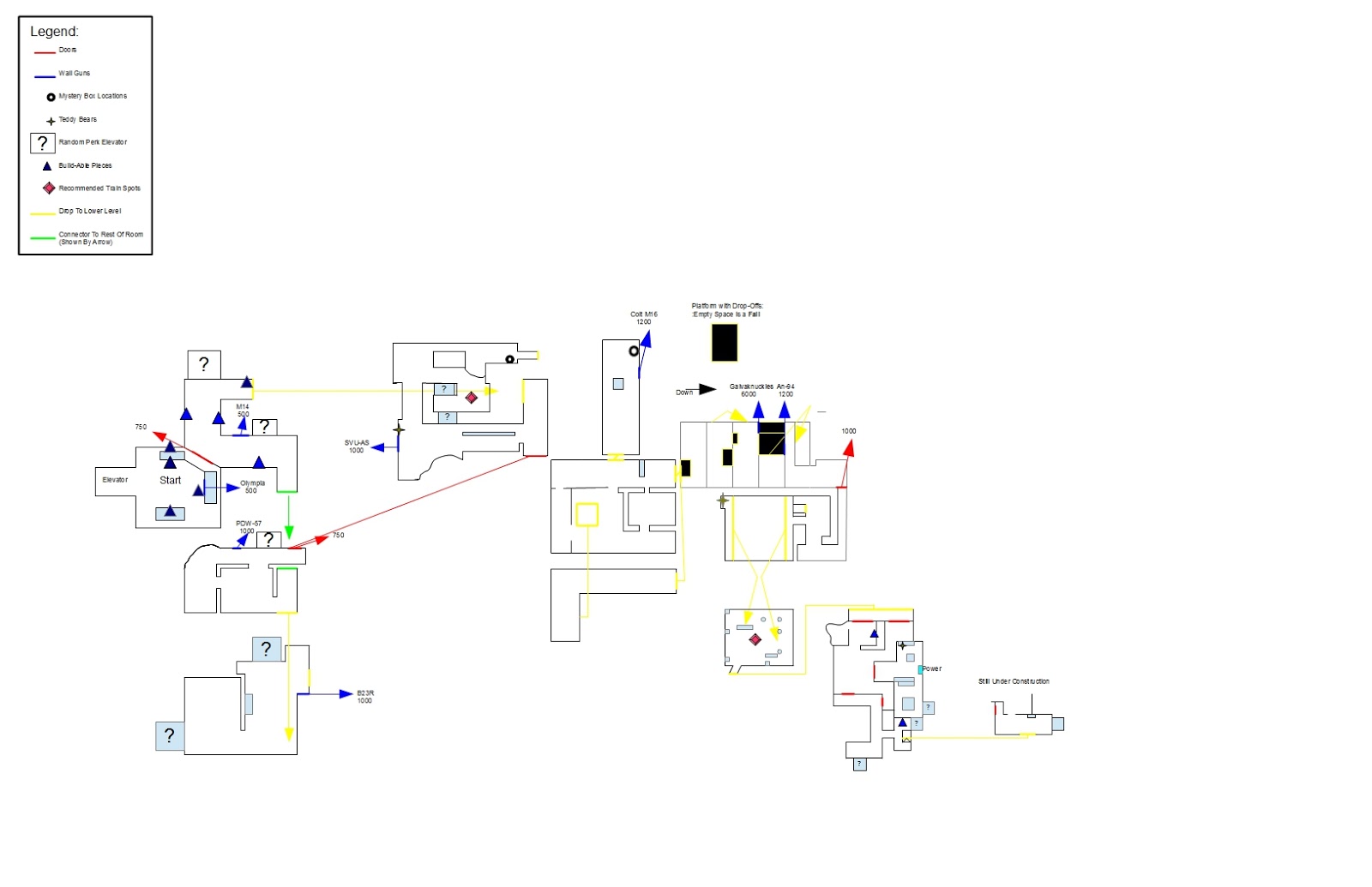 Black Ops Zombies Pro: DIE RISE MAP