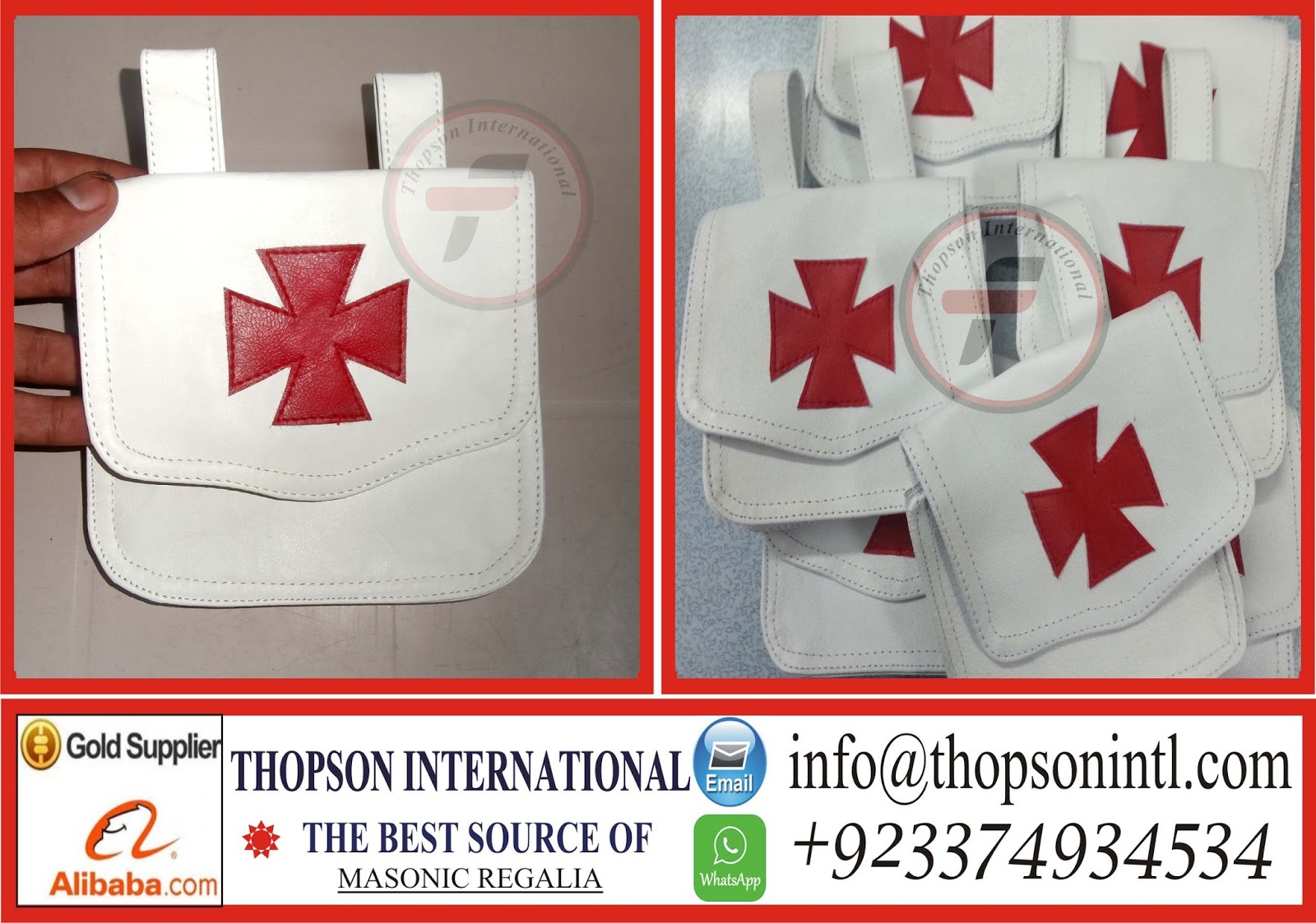 Thopson International : Knight Templar Alms Bag