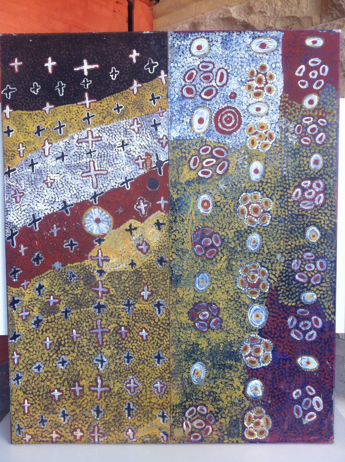 The Art of My Eyes.: THE YUENDUMU DOORS - Art and Dreamings