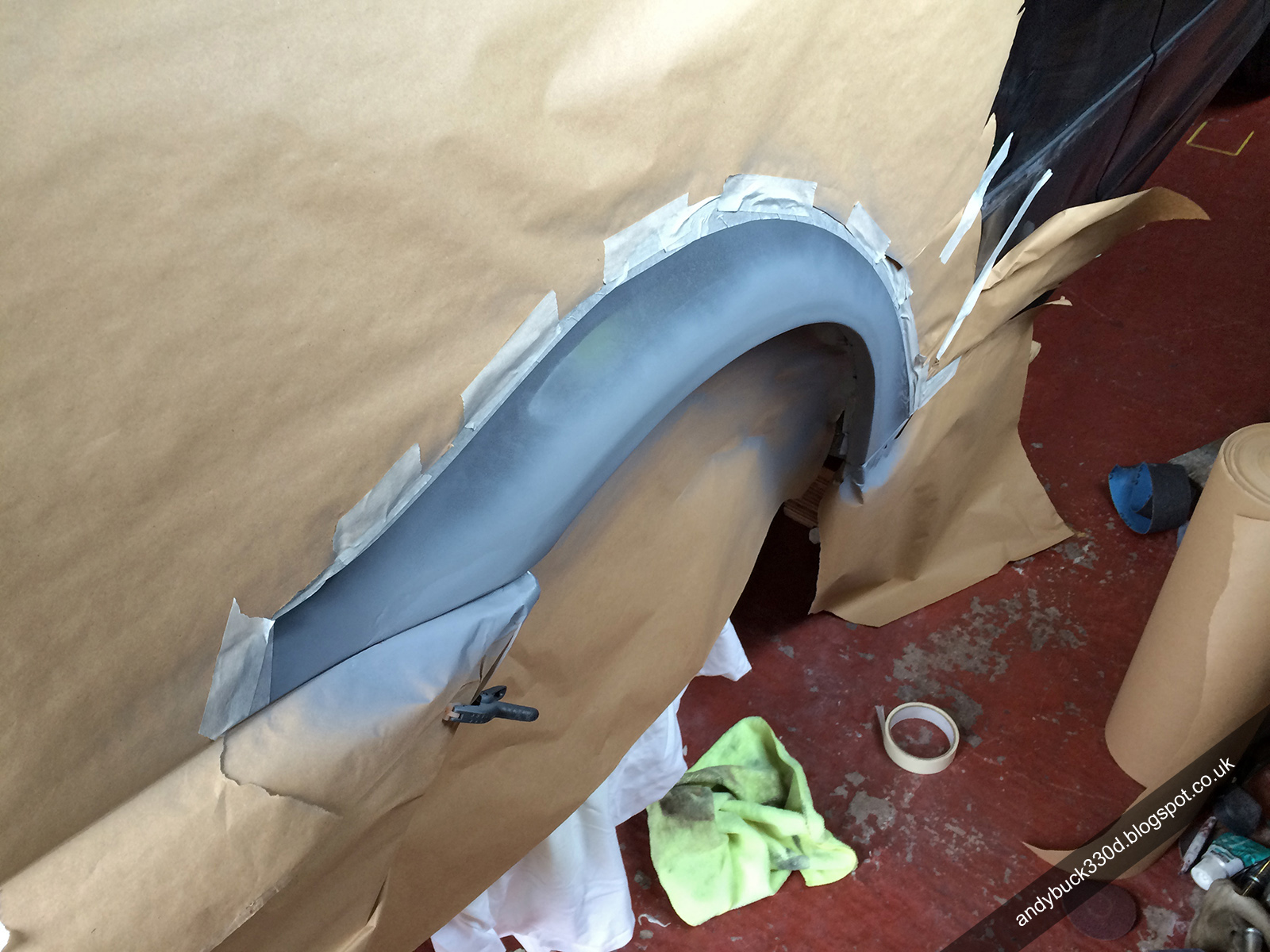 E46 Rear Wheel Arch Rust Repair and Respray [DIY]