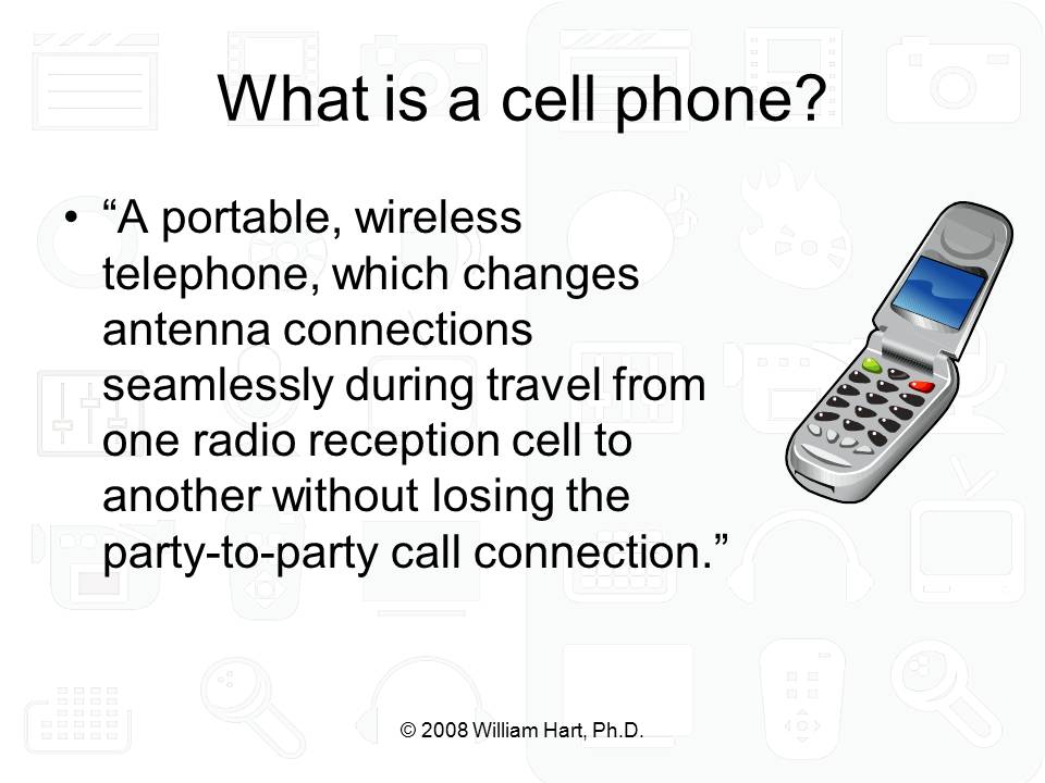 WilliamHartPhD's Notes: MediaTech: Cell Phones and the Consequences of ...