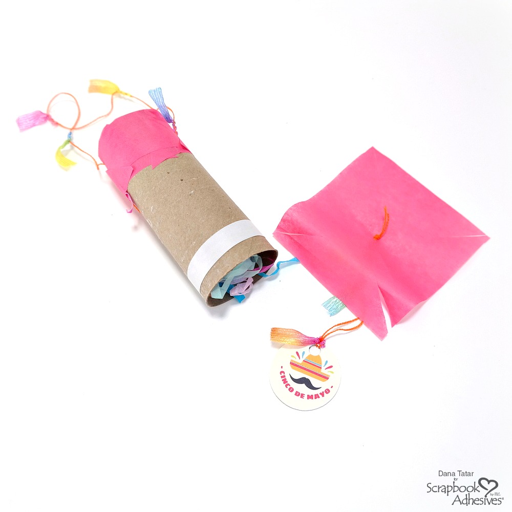 DIY Personal Pinatas for Cinco de Mayo - Scrapbook Adhesives by 3L