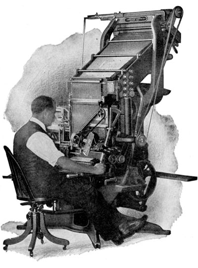 Randell Scism's Portfolio: The Linotype Machine | 1886 AD