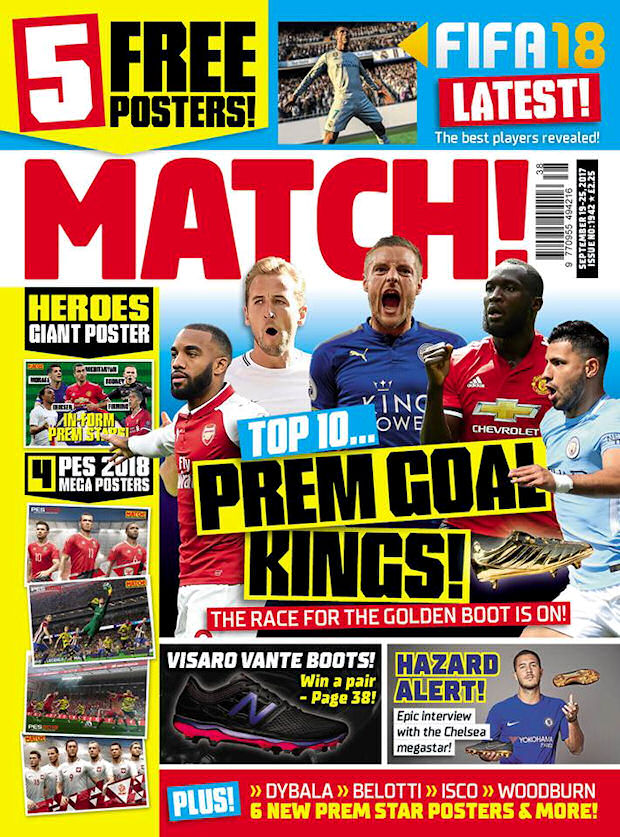 Football Cartophilic Info Exchange: Match! magazine - 2017-18 Poster ...