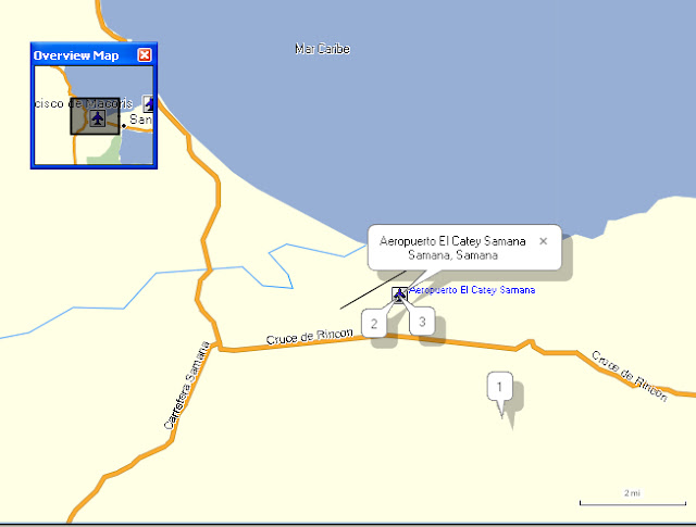 GPSTravelMaps.com: Carretera Samana Toll Road Dominican Republic Map