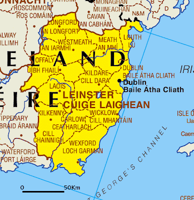 Ulster Map Regional City - Map of Ireland City Regional Political