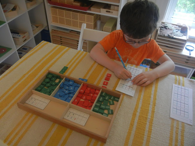 Montessori Stamp Game, Multiplication DIY Printable Package - "Making ...