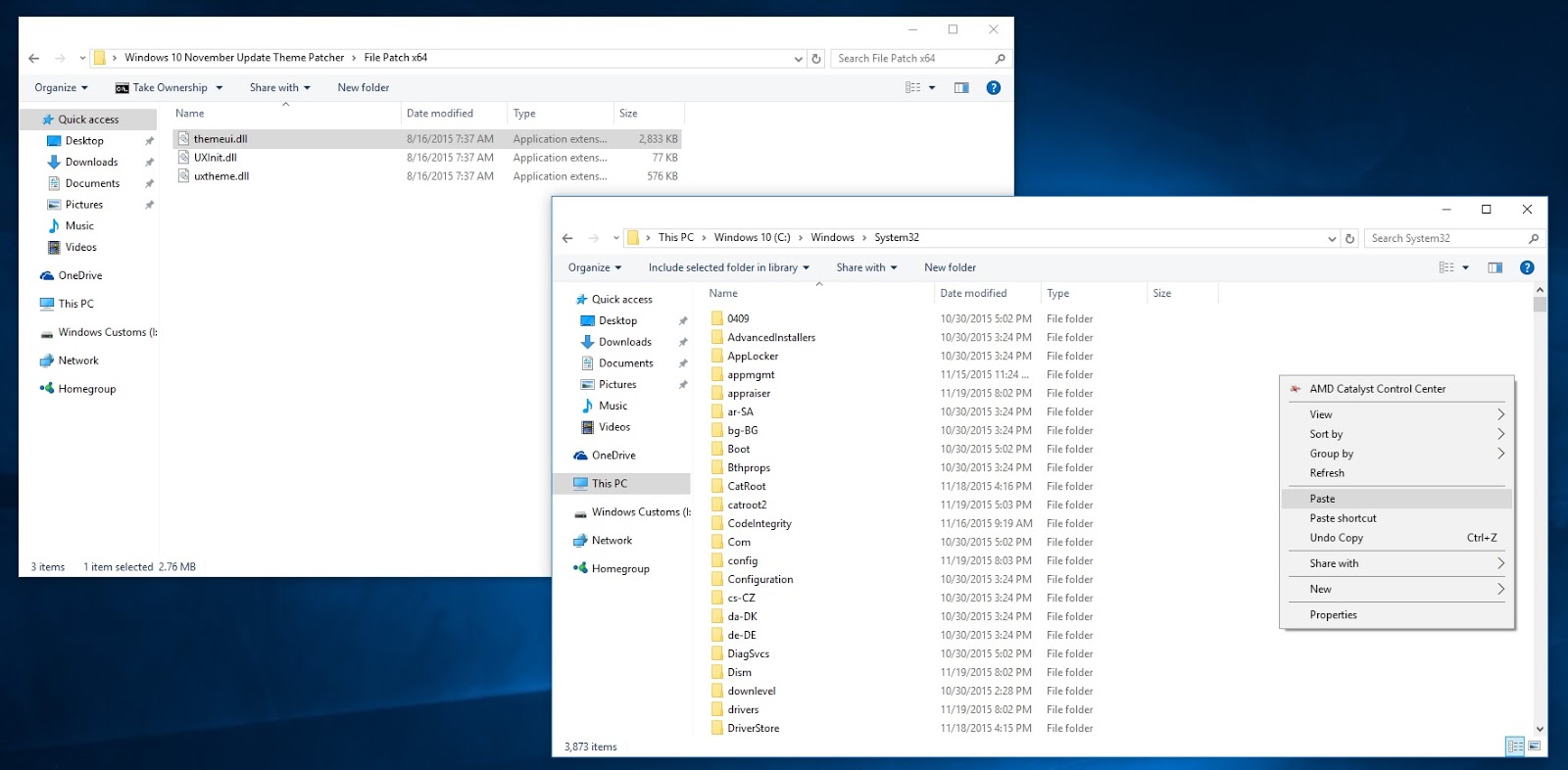 Windows Customs: How To Install Third-Party Theme For Windows 10 ...