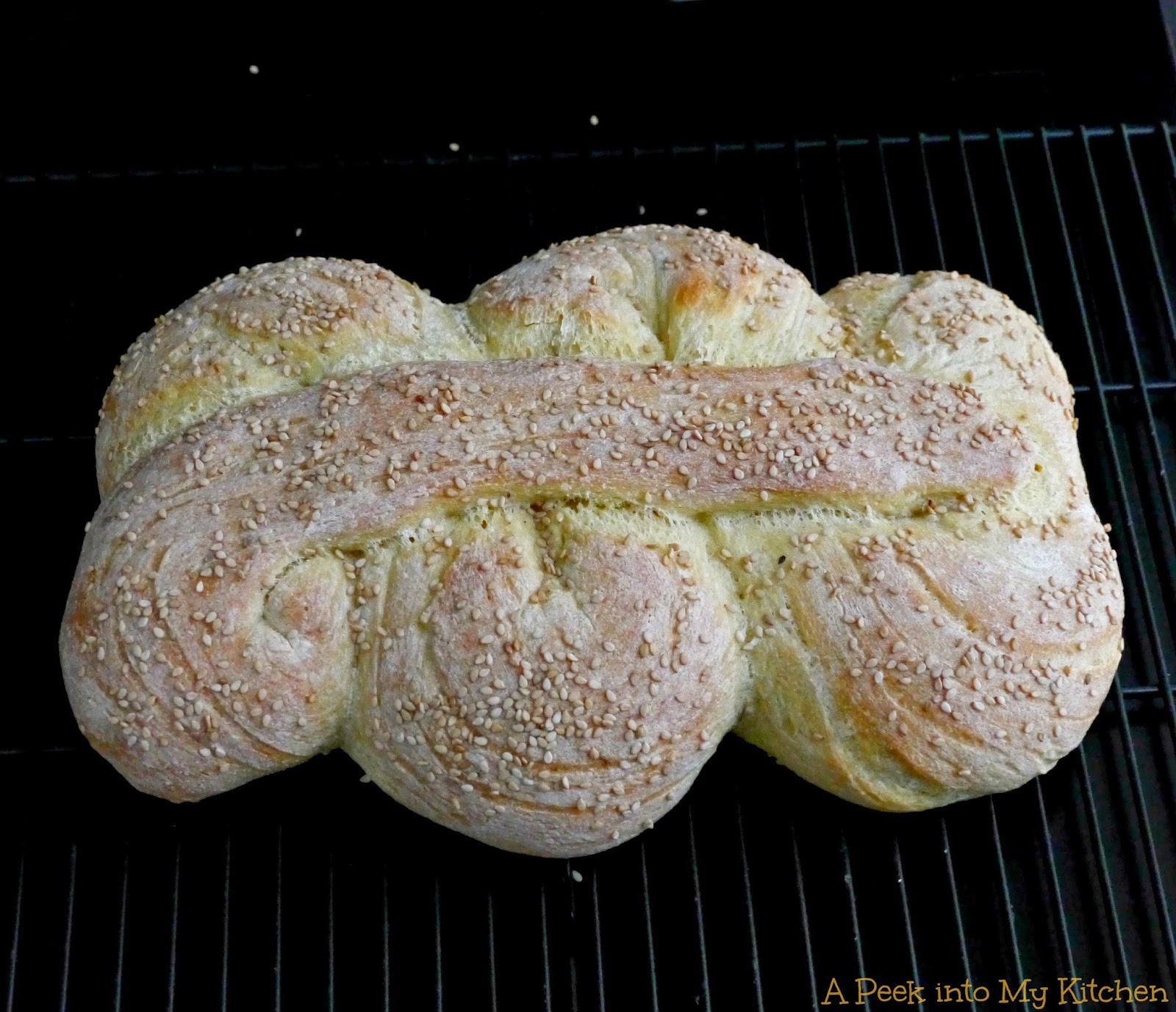 A Peek into My Kitchen: Pane Siciliano (Sicilian Sesame Seeded Semolina ...