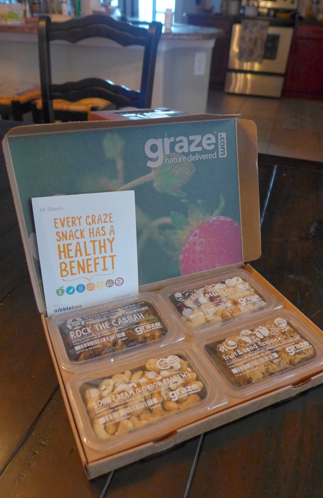 Graze Subscription Box Review - Overthrow Martha