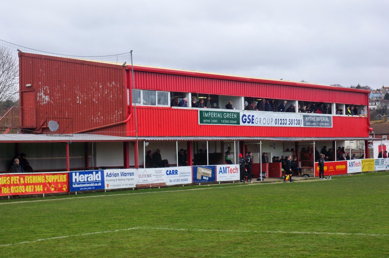 Football Grounds visited by Richard Bysouth: Hythe Town FC