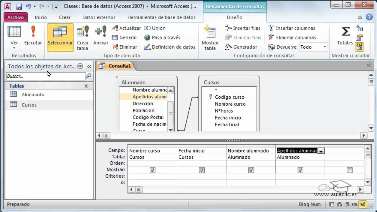 Curso Access 2010: Elementos de base de datos en Access