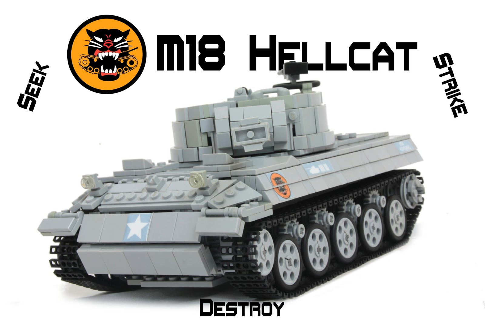 Tommy Styrvoky's MOCs: M18 Hellcat Tank Destroyer