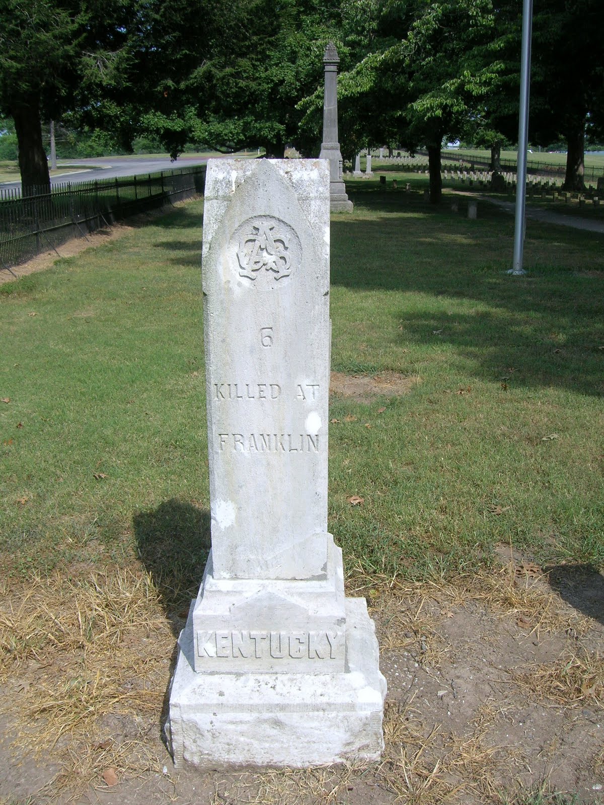 J's Miniature Civil War: McGavock Confederate Cemetery, Franklin ...