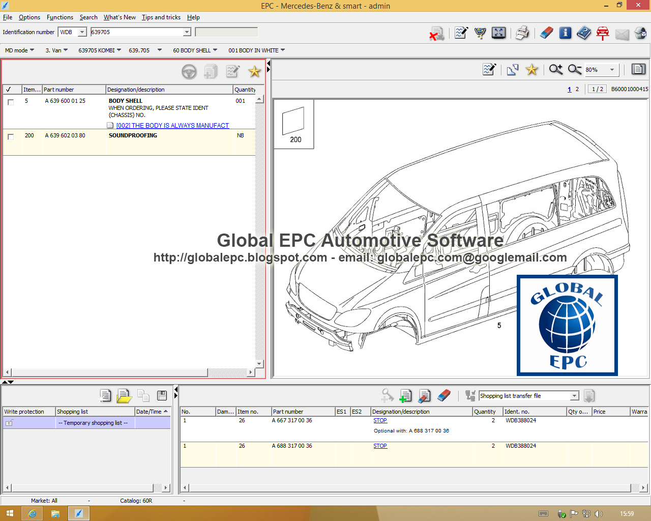 GLOBAL EPC AUTOMOTIVE SOFTWARE: MERCEDES BENZ SMART EWAnet EPC 09.2018 ...