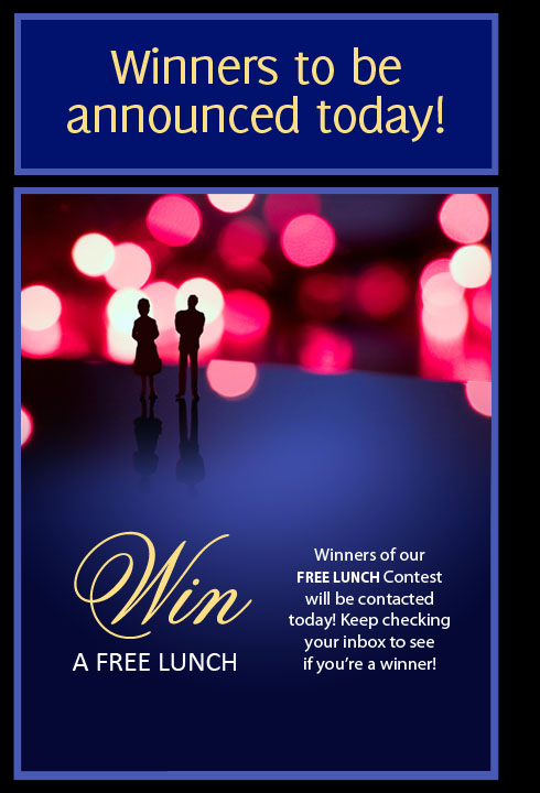 Vaades: Winners of our FREE LUNCH contest will be contacted today!