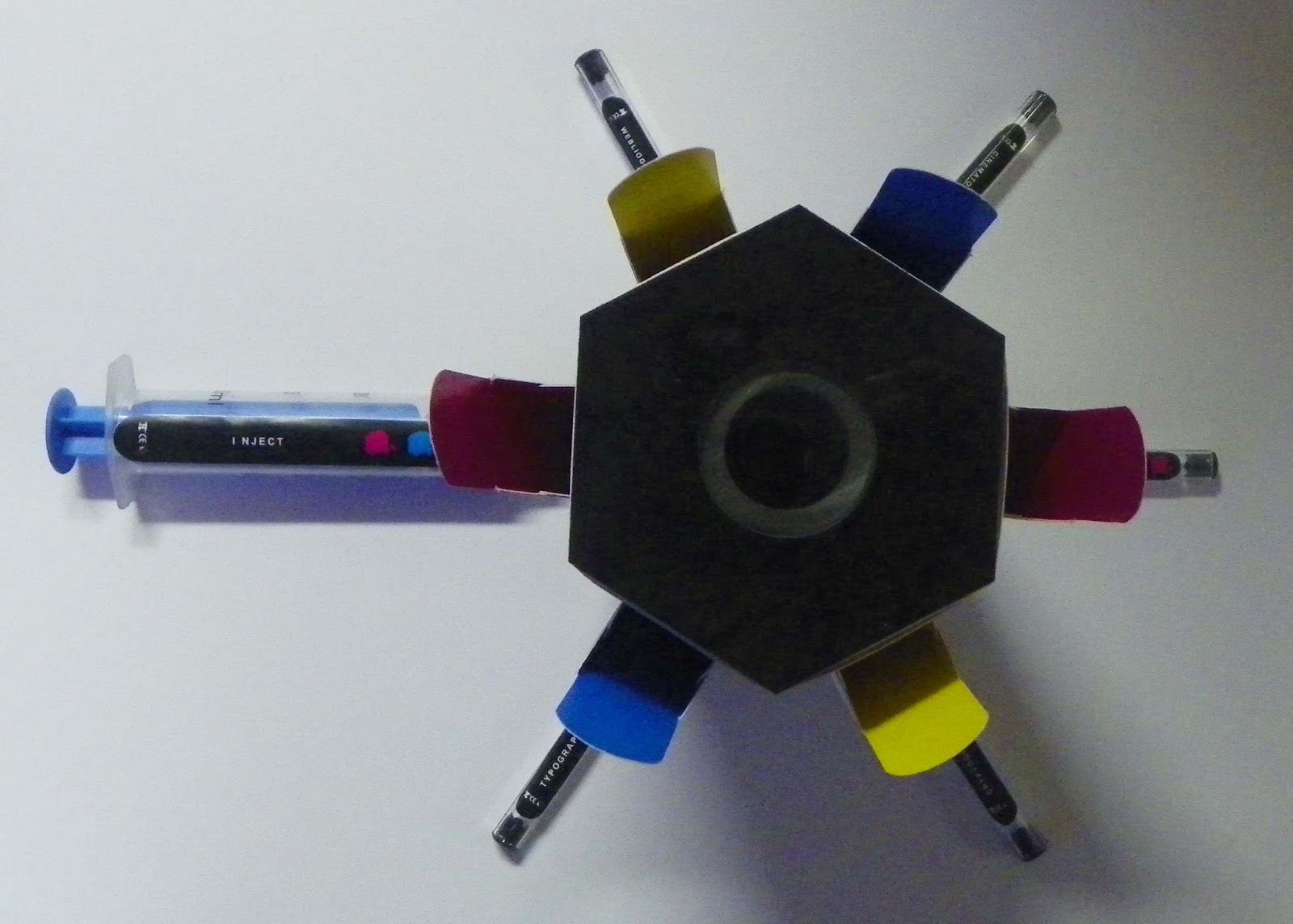 Cj's Designs: I Design ER - Packaging syringe with inspirational viles ...